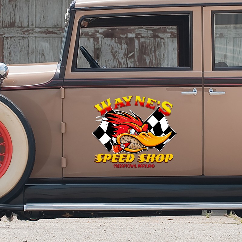 Customize Your Style - Mr. Horsepower Speed Shop Decals And Large Car ...