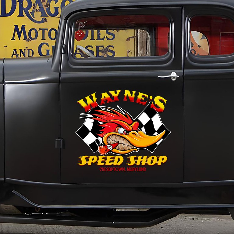 Customize Your Style - Mr. Horsepower Speed Shop Decals And Large Car ...