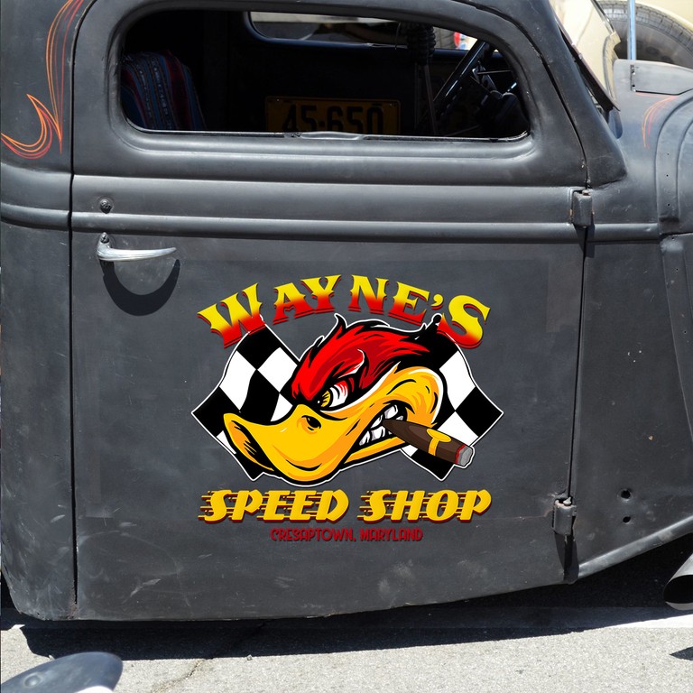 Make A Statement With Mr. Horsepower Decal - Hot Rod Vinyl Decals And ...