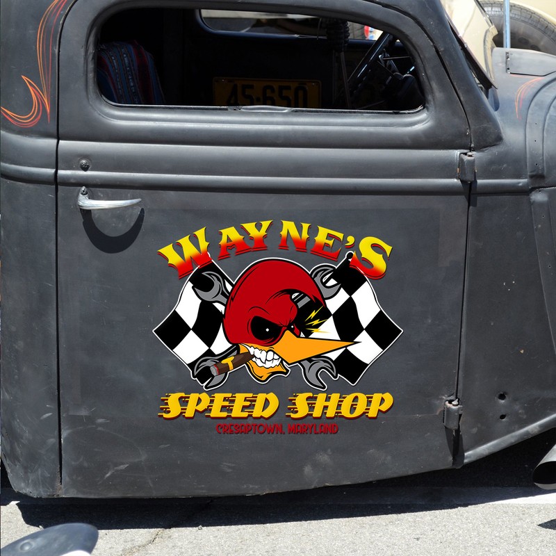 Make A Statement With Mr. Horsepower Decal - Hot Rod Vinyl Decals And ...