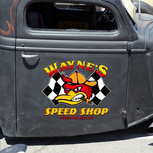 Rat Rod Door Decals And Rat Rod Stickers - Add Personality To Your Ride ...