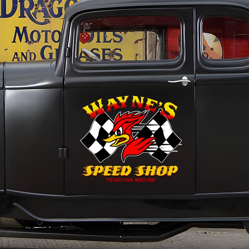 Express Your Style With Mr. Horsepower Sticker - Hot Rod Door Decals ...