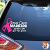 Breast Cancer Car Decal Gift For Breast Cancer Warrior - Dingmun