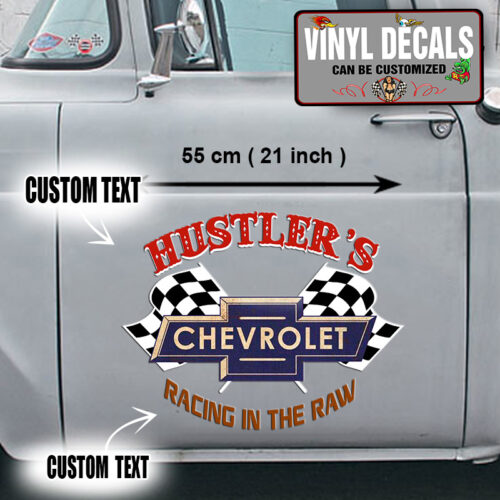 Personalized Chevy Hot Rod Truck Gasser Racing Car Door Art Lettering ...