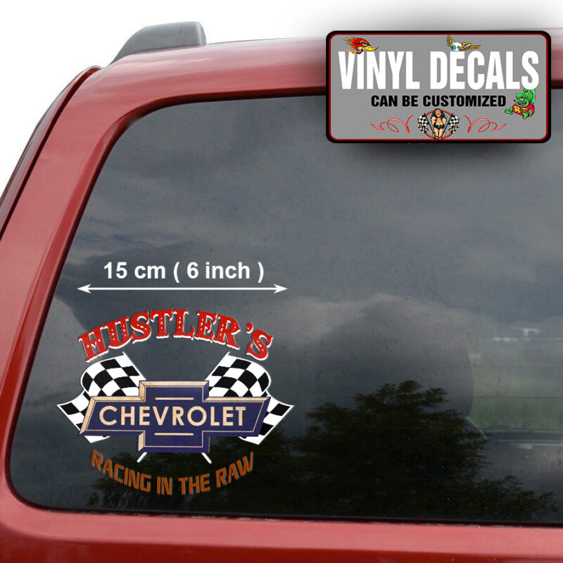 Personalized Chevy Hot Rod Truck Gasser Racing Car Door Art Lettering ...