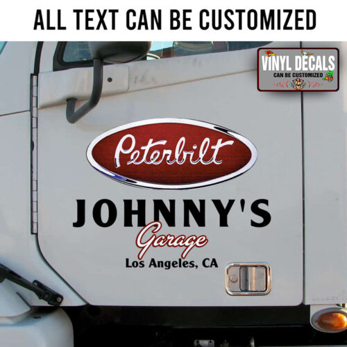 Personalized Peterbilt Emblem Sticker 11276 - Dingmun