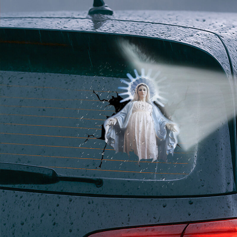 Maria Saint Mary Mother of Jesus Car Decal - Blessed Virgin Mary ...