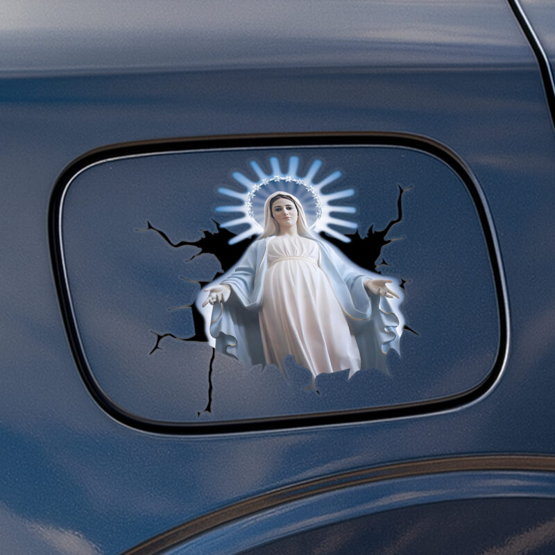 Maria Saint Mary Mother of Jesus Car Decal - Blessed Virgin Mary ...